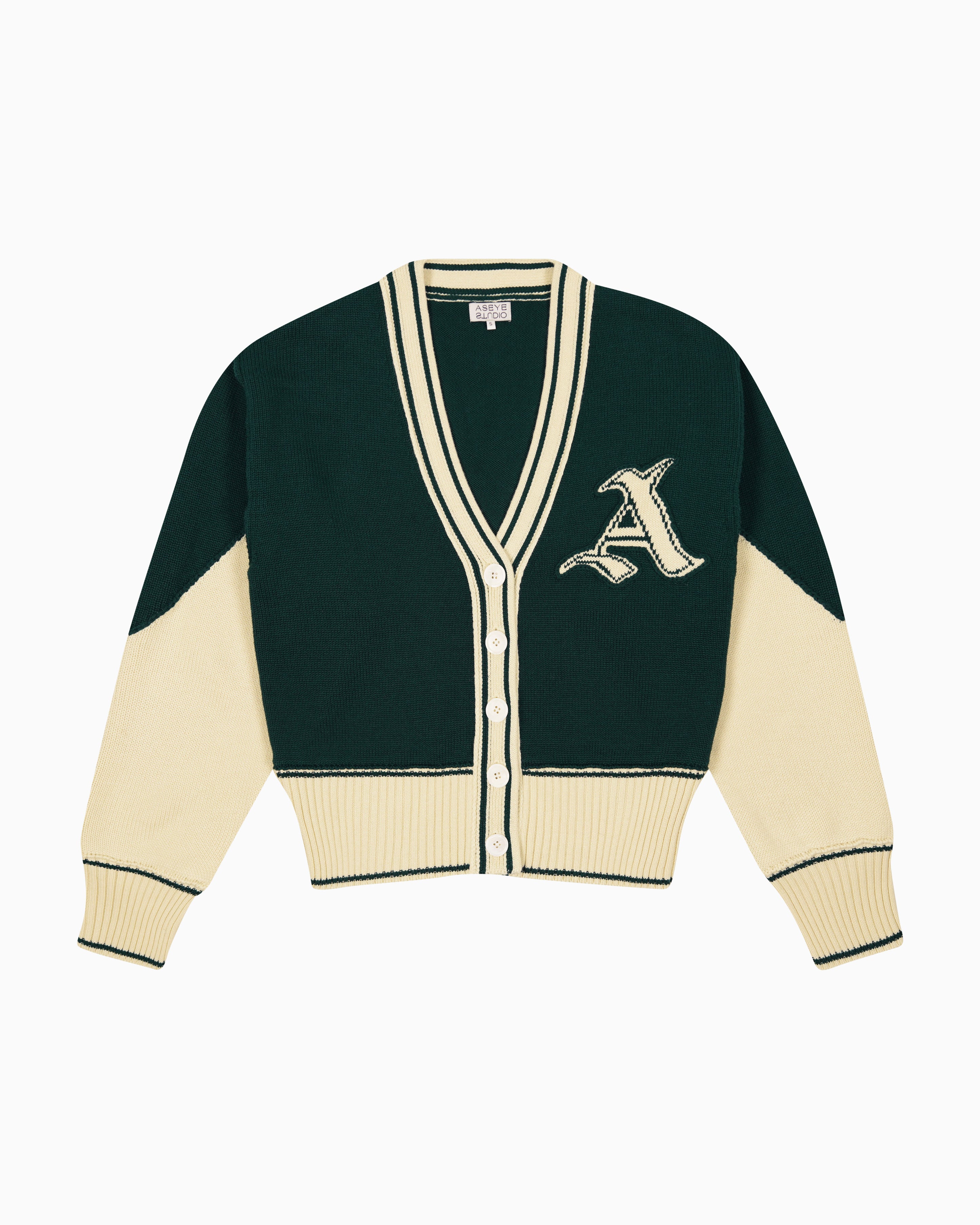 Byrd Classic Knit Cardigan Forest Green – Aseye Studio